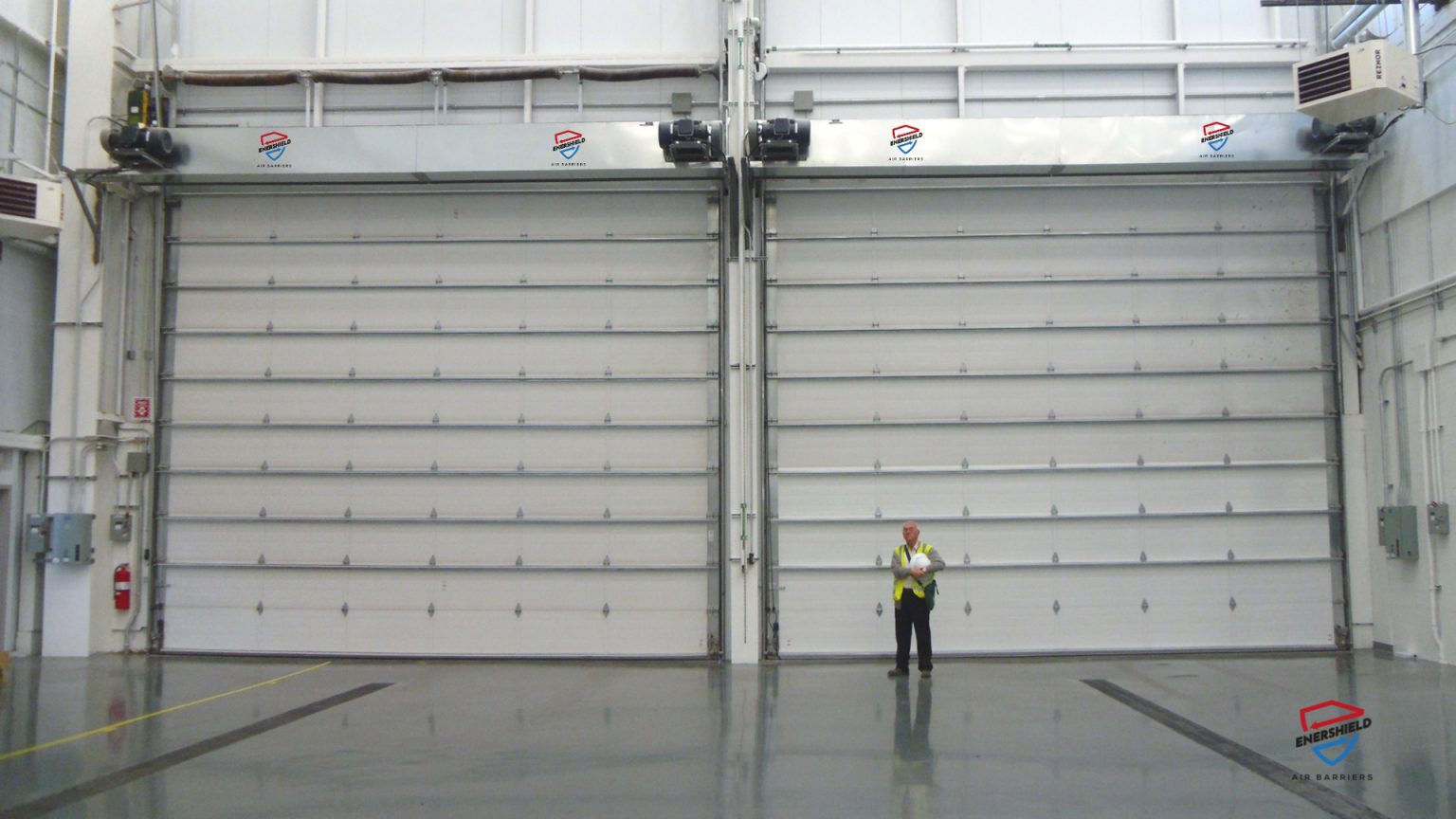 Enershield can create up to a 90% seal on open doors